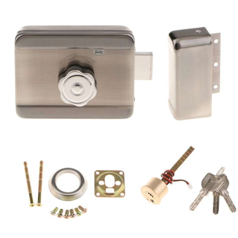 Jual Security Electric Lock Key Rotary Knob Lock for Door Access ...