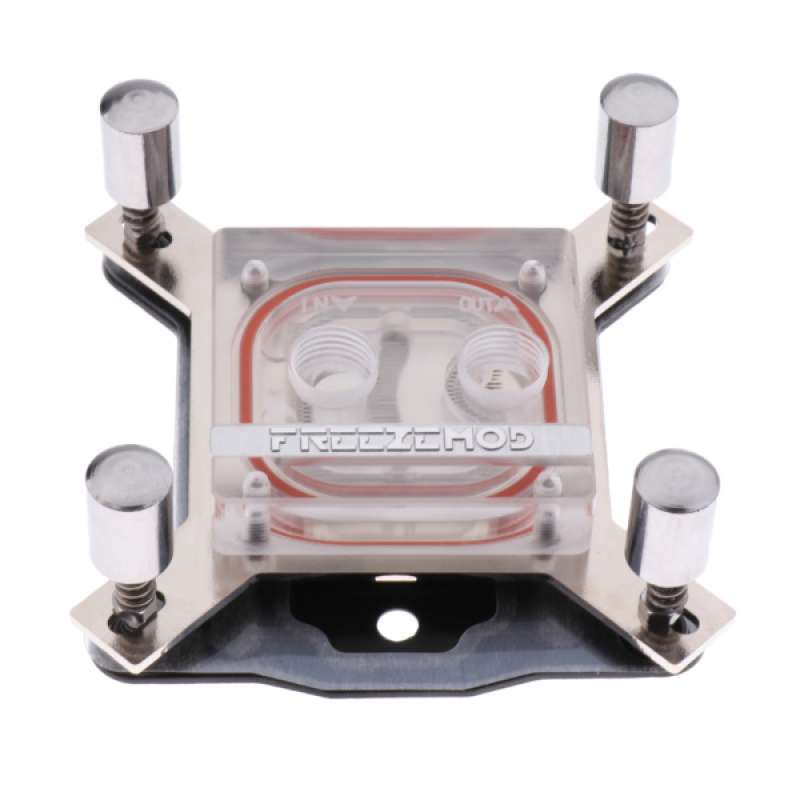 Jual Acrylic PC CPU Water Cooling Block Waterblock Copper Base Cool ...