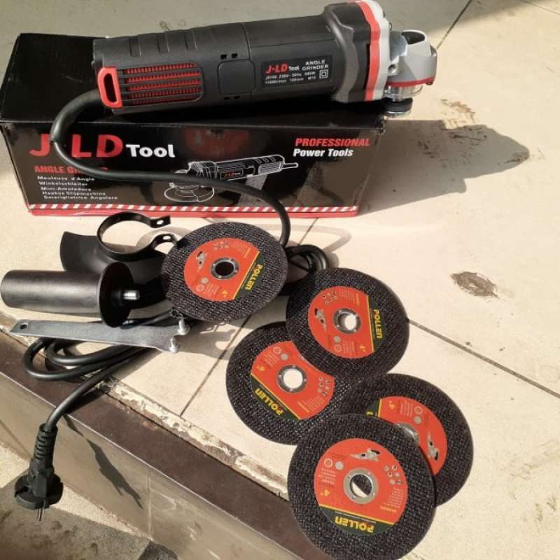 Promo Mesin Gerinda Listrik J8100. Angle Grinder J8100 by JLD Tools ...