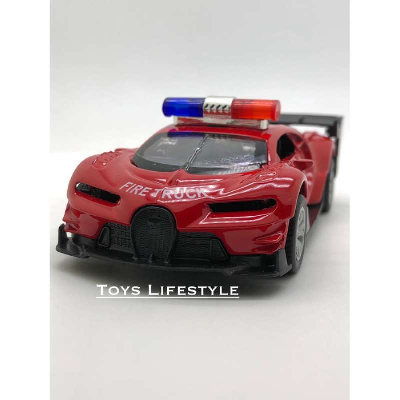 Jual Toy Addict MSV Diecast – Bugatti Chiron Fire Truck Skala 1:32 di ...