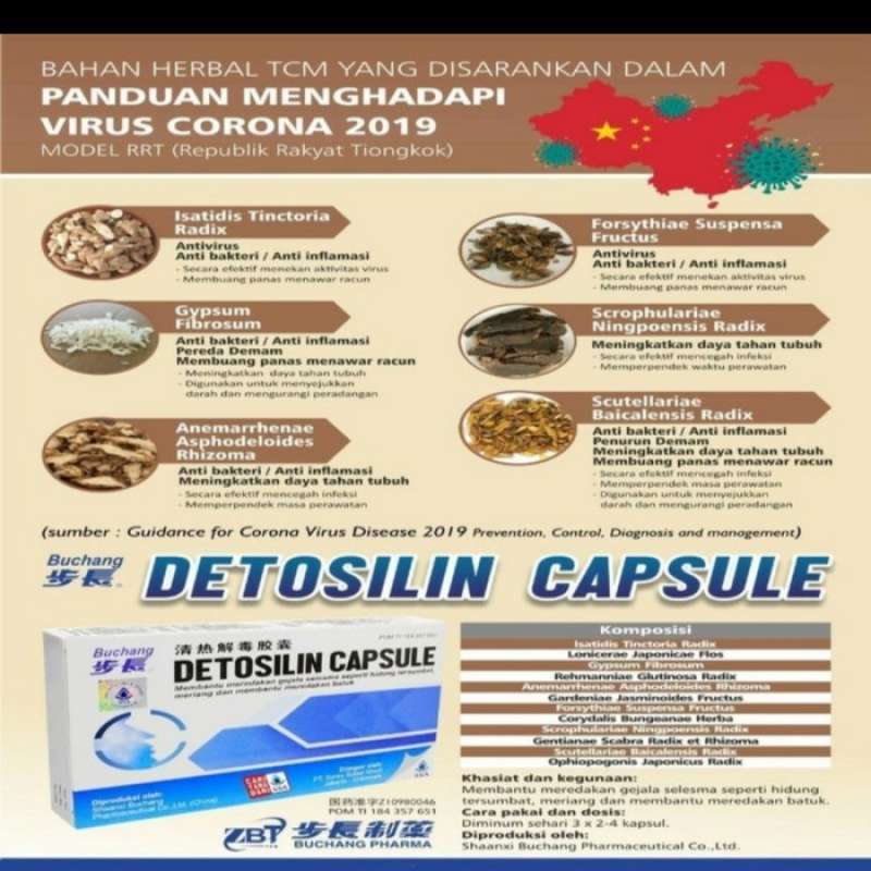 Promo Buchang Detosilin Capsule 36S / Obat Meriang Batuk Flu Diskon 33% ...