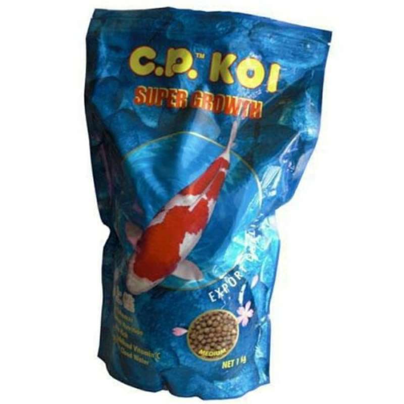 Promo C.P Koi Super Growth 1kg Satu Dus Pelet Pakan Ikan Koi Diskon 29% ...
