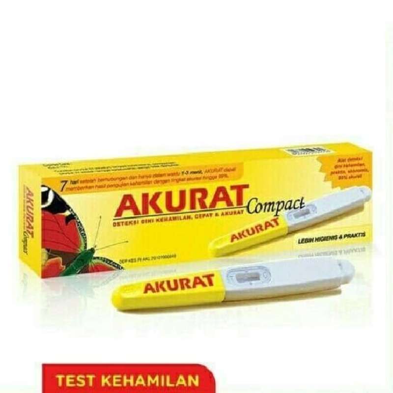 Promo Test pack akurat compact 1 pcs sekali pakai alat tes hamil akurat ...