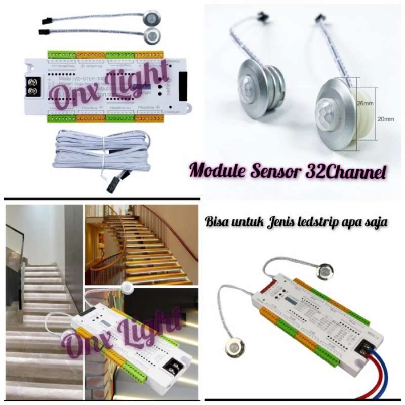 Jual Perangkat Sensor Tangga Berjalan 32 Steps Module Control Stair ...