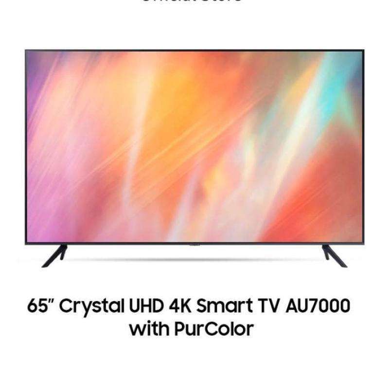 Promo Samsung Ua65au7000kxxd Crystal Uhd 4k Smart Tv [65 Inch] Diskon ...
