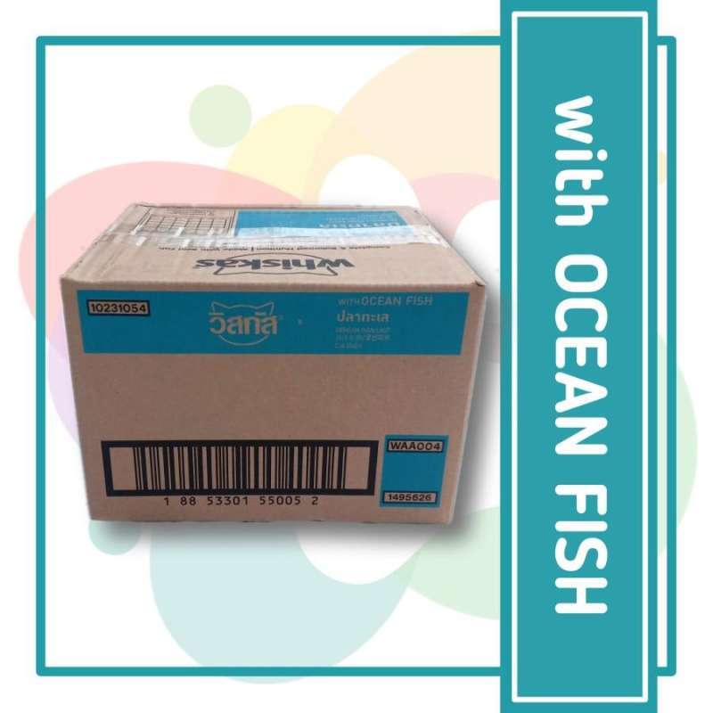 Jual Whiskas Pouch Per Box / Whiskas Sachet / Per Box Isi 24sachet ...