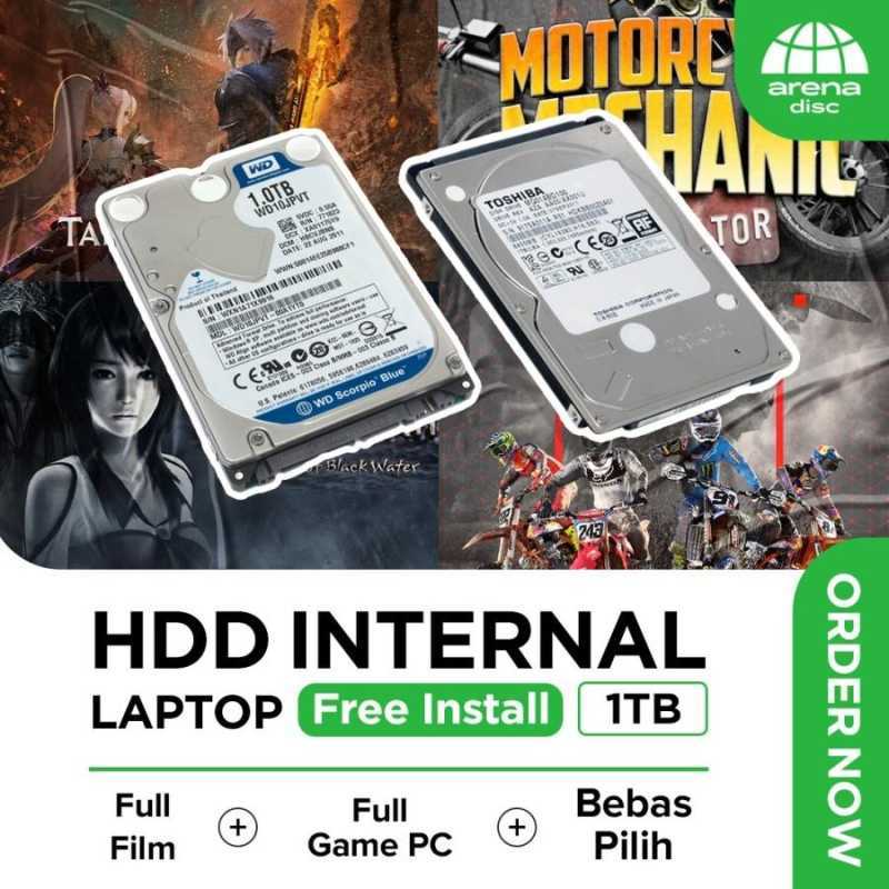 Jual Hardisk Internal Laptop 2.5 1TB Full Game PC / Laptop Software di ...