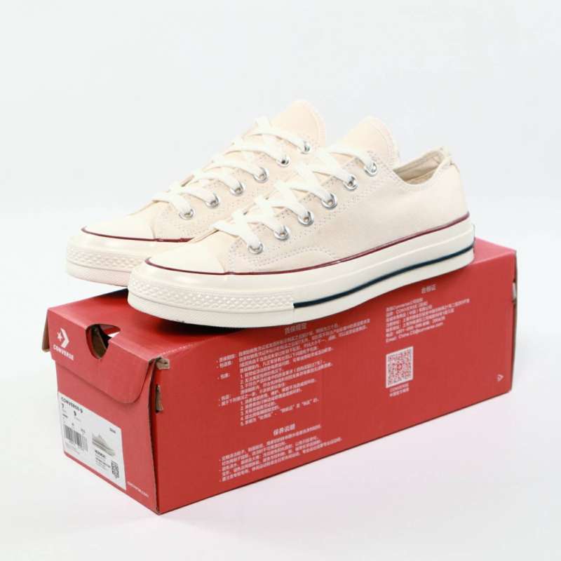 Promo SEPATU CONVERSE ALL STAR CHUCK TAYLOR 70s OX LOW PARCHMENT OFF ...