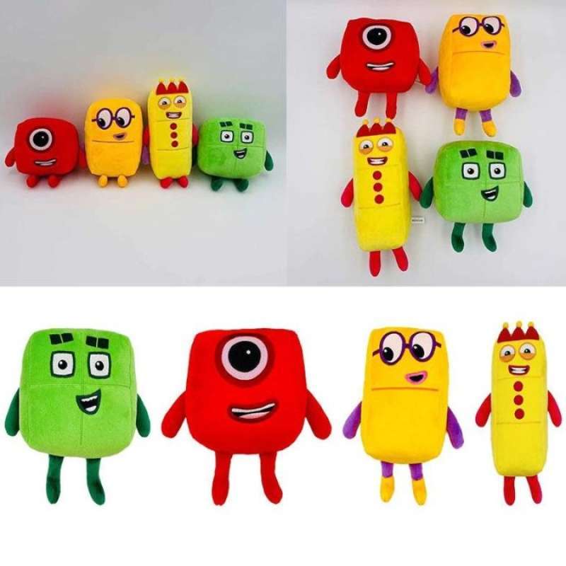 Jual Numberblocks Plush Stuffed Toys Educational Doll Number Blocks ...
