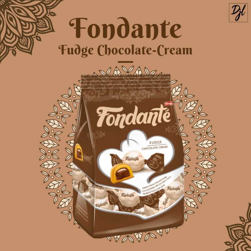 Jual Elvan Fondante Chocolate Candy Permen Cokelat 400g 1 Pouch ...