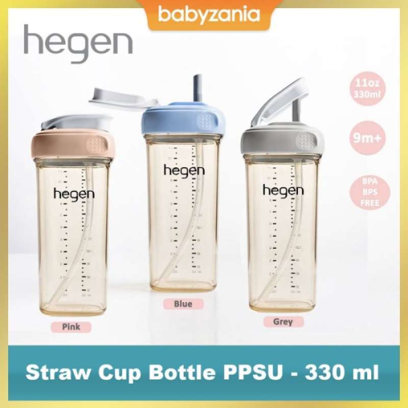 Jual Hegen Pcto Straw Cup Bottle Ppsu Botol Minum Anak - 330 Ml (11 Oz) di Seller HONEY SWEETY ...