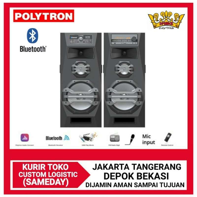 Promo Limited Polytron Pas-2A15/Ba Double Woofer Speaker Aktif With Remote Control Discount ...