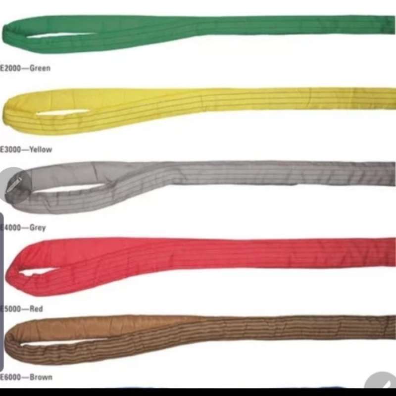 Promo ROUND SLING teknotek 8m x 5 ton belanda pengikat Diskon 23% di ...