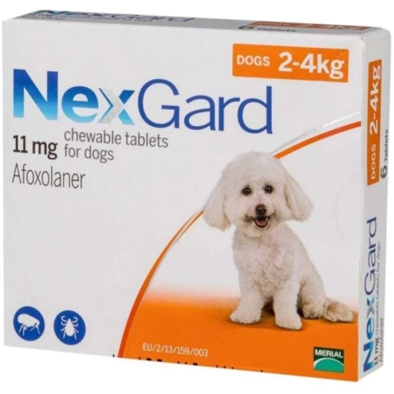 Jual Nexgard Nex Gard Dog Mini 2 - 4Kg Obat Kutu Demodex Anjing - 1 ...