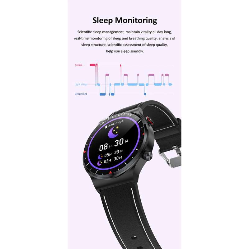 Promo Skmei Kalobee Smartwatch Sport Health Monitoring Leather Strap ...