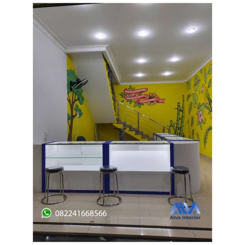 Jual Etalase Konter Hp Kaca Minimalis / Etalase Kosmetik / Etalase ...