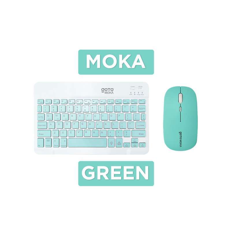 Promo Goto Moka Keyboard Mouse Set Wireless Laptop Komputer Portable ...