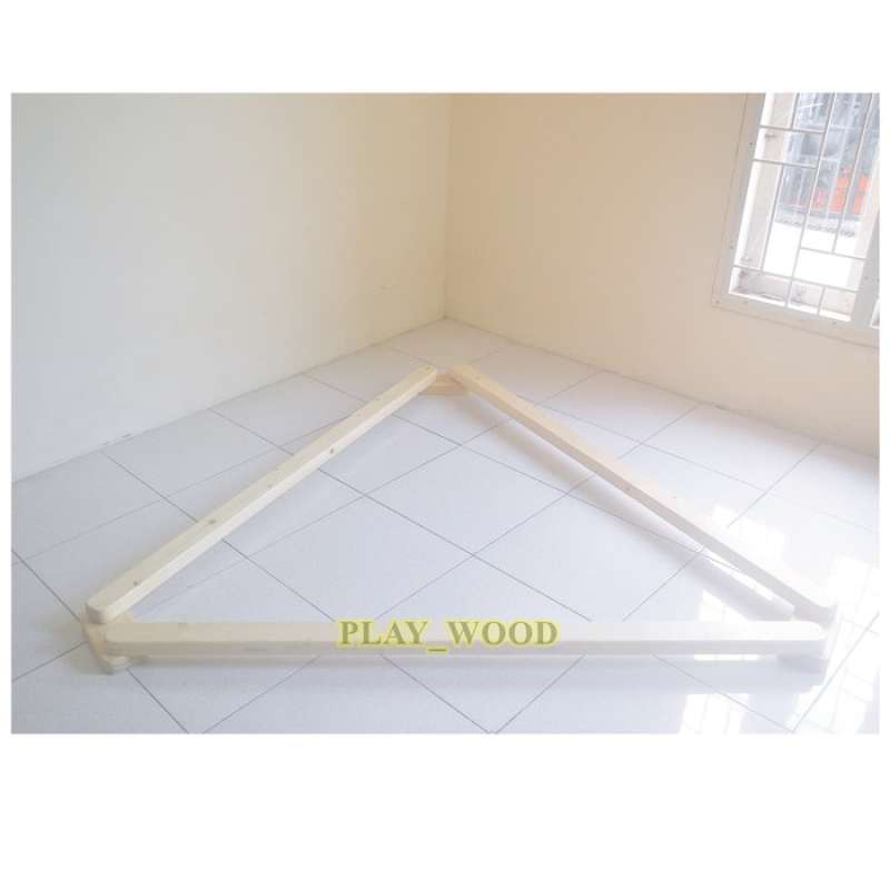 Jual Balance Beam Kayu Mainan Montessori Edukasi Anak - Cream di Seller ...