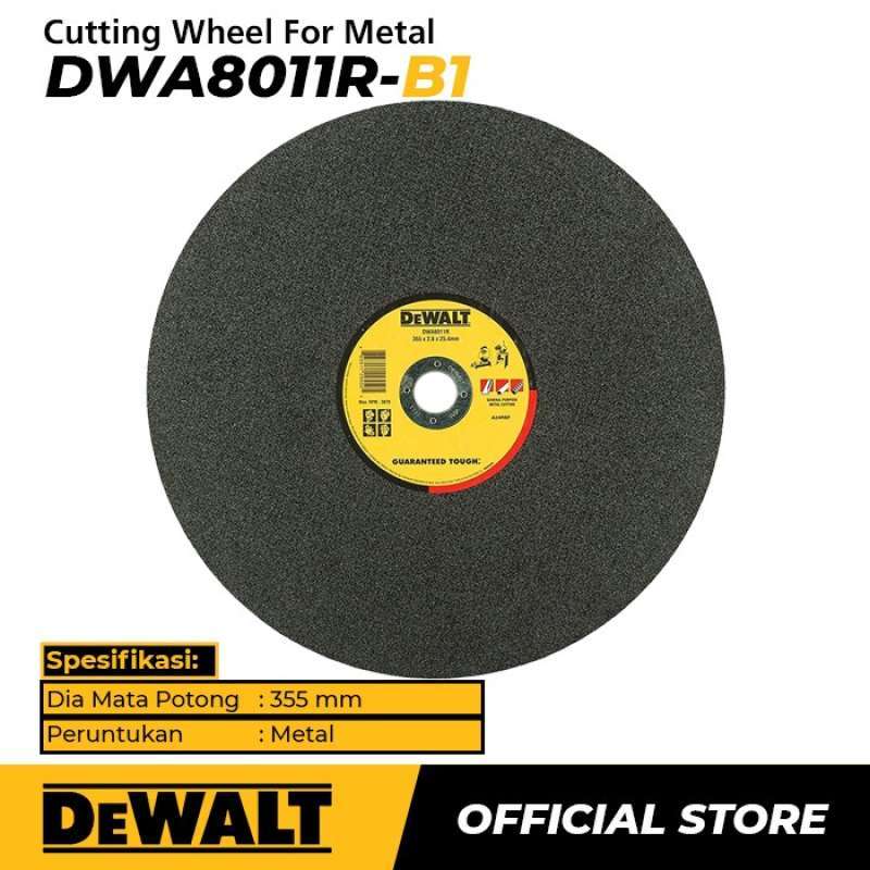 Promo Dewalt Mata Cut Off Untuk Metal 355mm Dwa8011r-b1 Diskon 11% Di ...