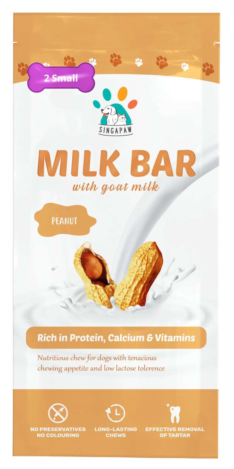 Jual Singapaw Milk Bar Peanut S - Snack Anjing Hewan - Dog Treats Di Seller Granada Shoop - Duri ...