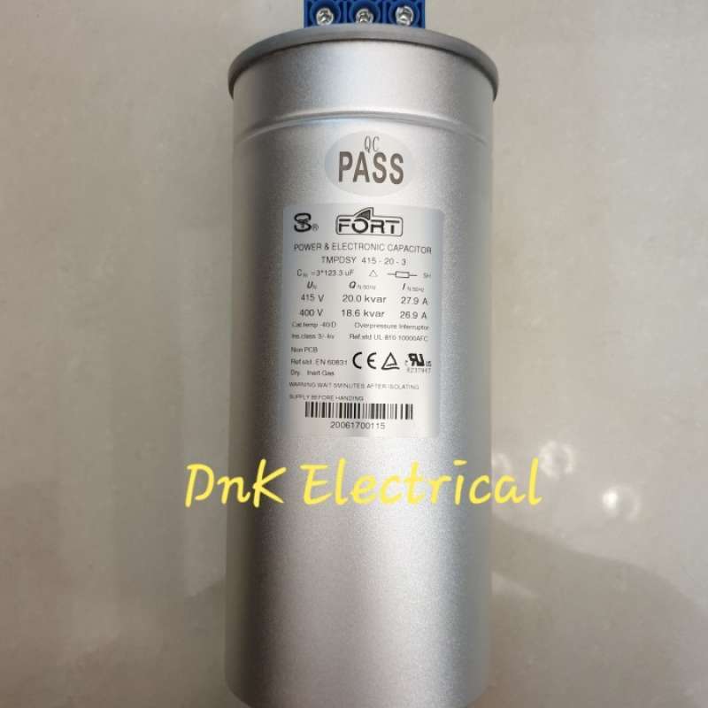 Promo Capacitor/Capasitor/Kapasitor Merk Fort 20Kvar 415V Diskon 23% di Seller SENTRA ELEKTRONIC ...