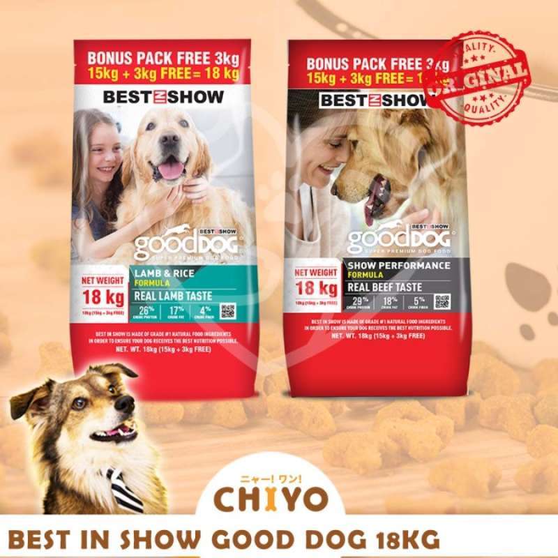 Jual Best In Show Good Dog 18 Kg Lamb / Beef [ Makanan Anjing ] di ...