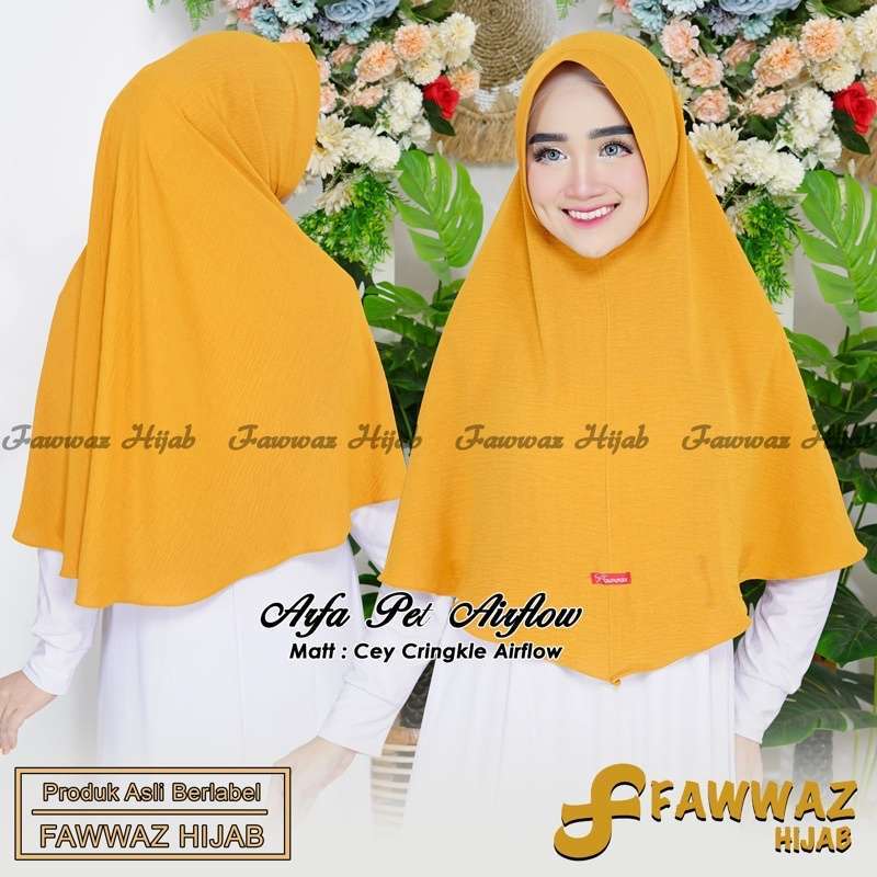 Jual Pet Arfa Airflow crinkle ori Fawwaz hijab maryam simple - Abumuda ...