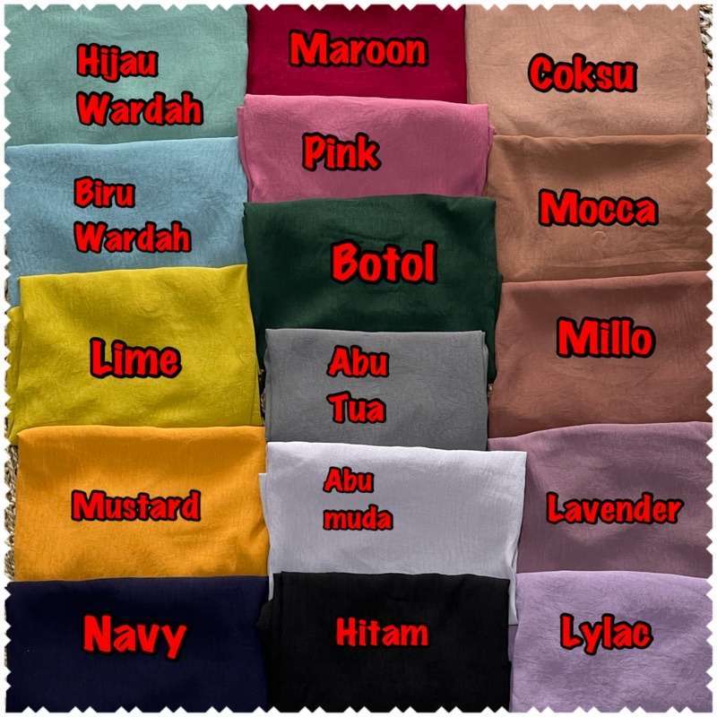 Jual Pet Arfa Airflow crinkle ori Fawwaz hijab maryam simple - Abumuda ...