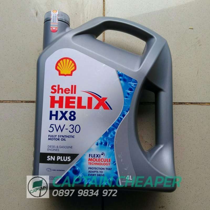 Promo Oli Shell Helix Hx8 Sae 5W-30 Api Sn Plus Fully Synthetics ...