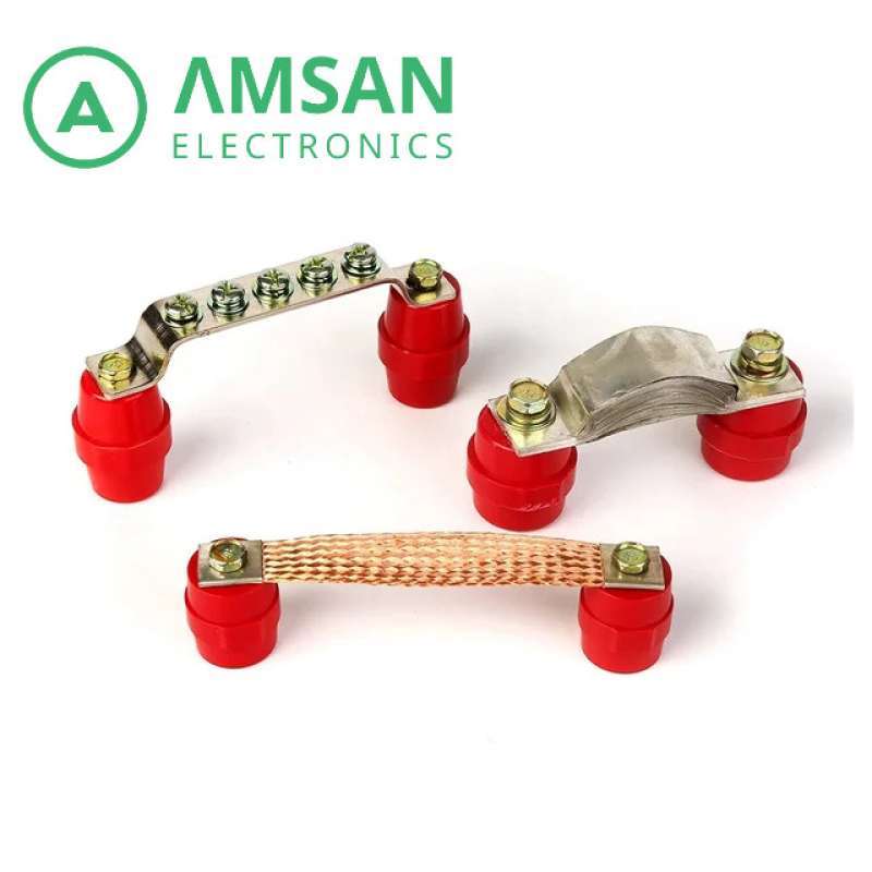 Jual Dudukan Busbar Isolator Insulator Silinder Sm-25-30-35-51-76 Merah ...