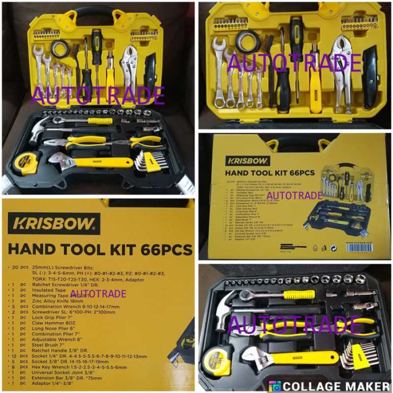 Promo Toolkit 78 Box Set Tool Kit Original Krisbow Kotak Perkakas ...