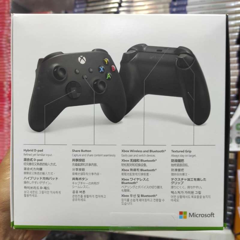 Jual Stick Xbox Series X S Xbox One Wireless Controller Hitam Carbon ...