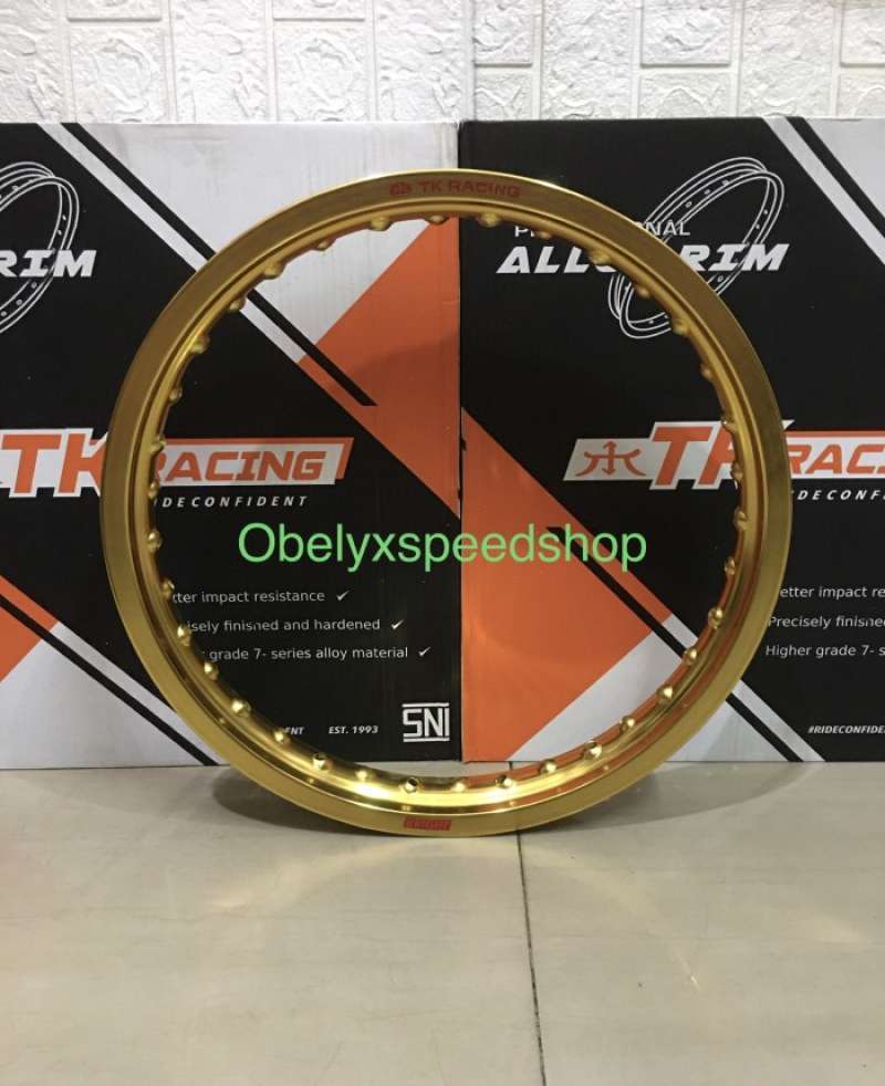 Promo Velg Tk racing / Tk Japan Gold 160 ring 17 Diskon 23% di Seller ...