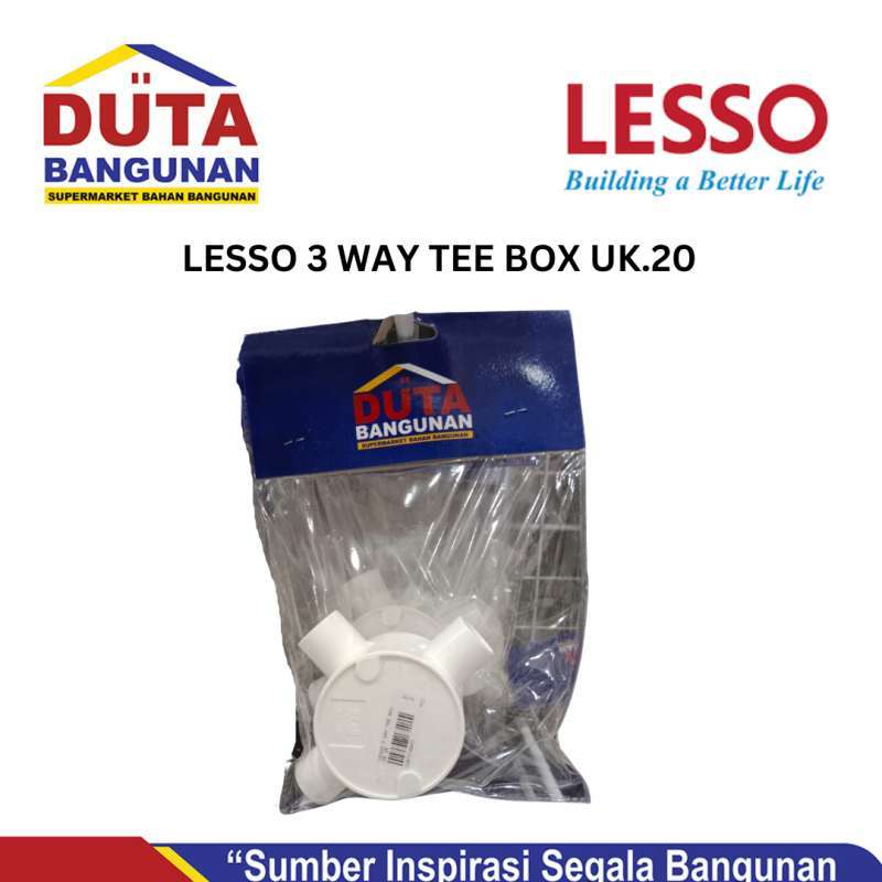 Jual Fitting Pipa 3 Cabang Lesso 3 Way Tee Box Uk.20 Di Seller Duta ...