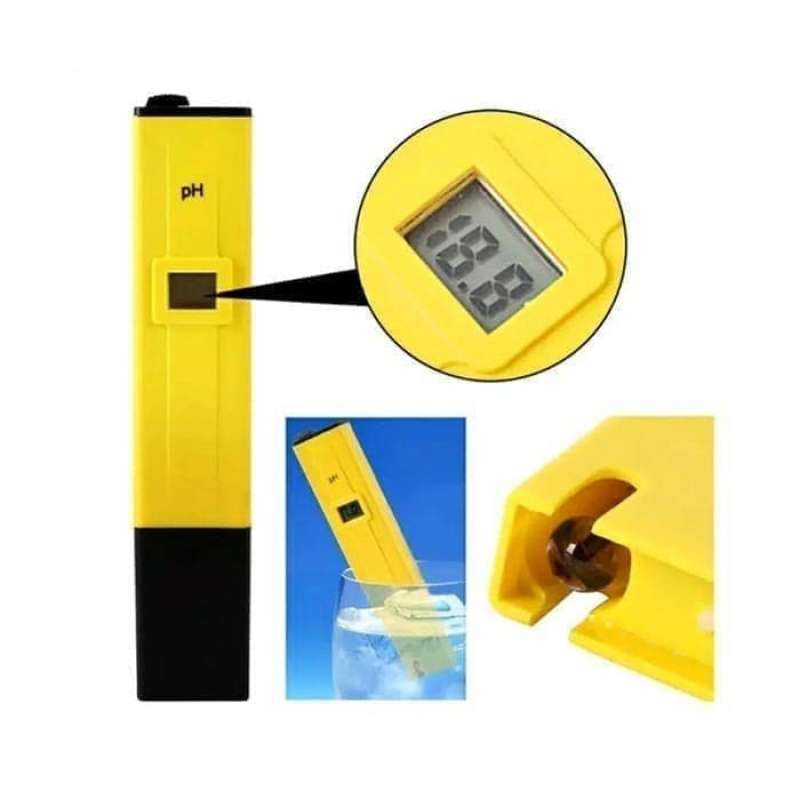 Jual Fthree Alat Ukur PH Air Hidroponik Meter digital tester asam basa ...