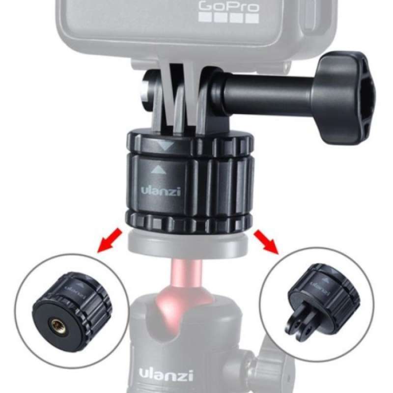 Promo Ulanzi Gp-4 Magnetic Mount Adapter 1/4 Tripod Action Cam Gopro Hero9 - Multicolor Diskon ...