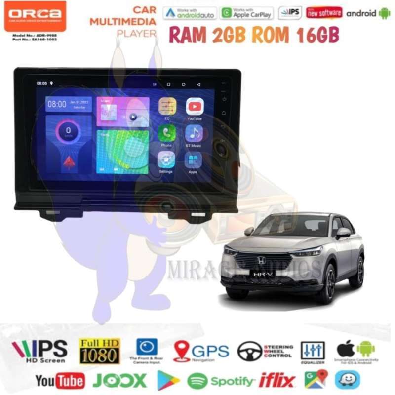 Jual Head Unit Android Orca Eco Carplay 9 inch OEM HRV 2022 up Soket ...