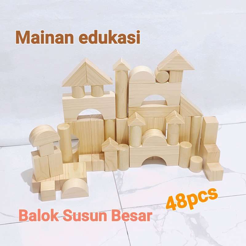 Promo edukasianakpintar_indonesia - Mainan edukasi Balok Susun Besar ...