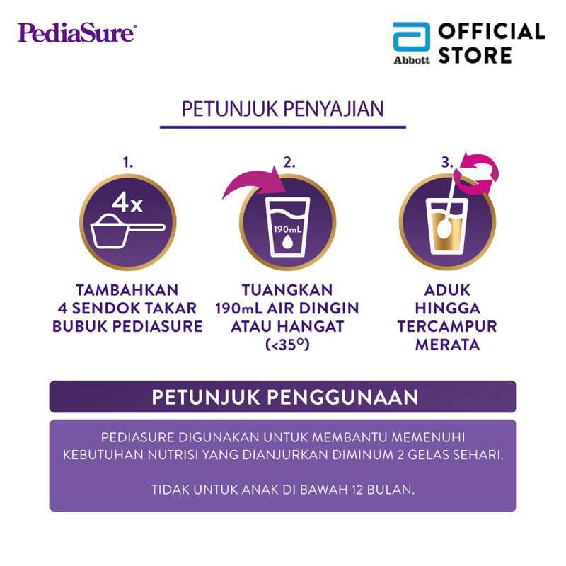 Jual Pediasure Vanila 850 G (1-10 Tahun) Nutrisi Pertumbuhan Anak - Kids Formula - 2 Kaleng Di ...