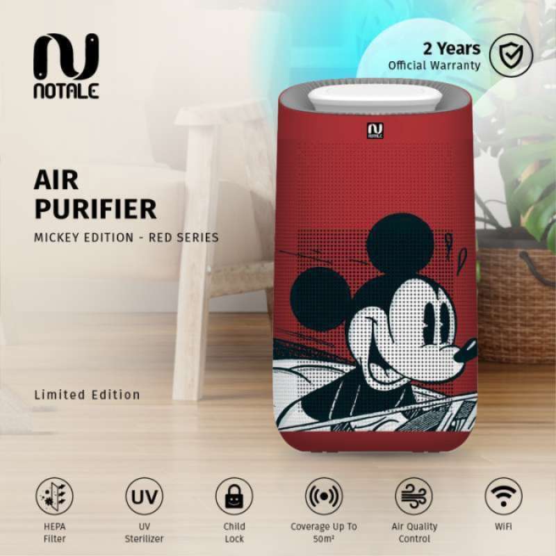 Jual Notale Air Purifier Disney Mickey Edition Uv Sterilizer Di Seller ...