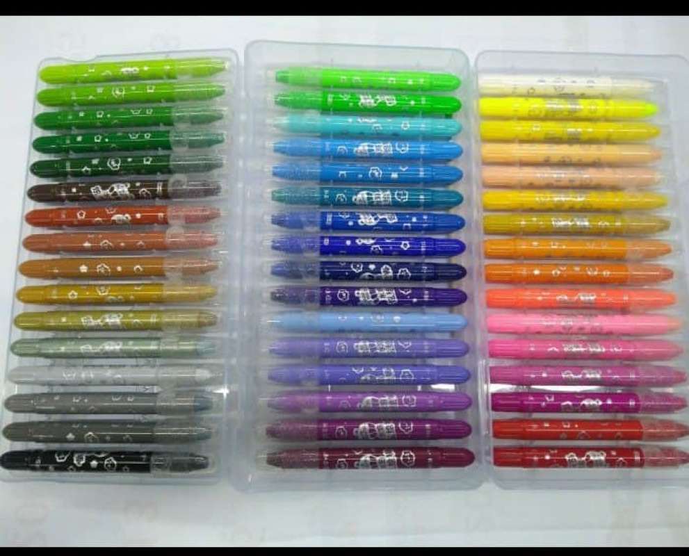 Promo Crayon Grasp 48 Warna Water Soulable Stik Besar Diskon 21% Di ...