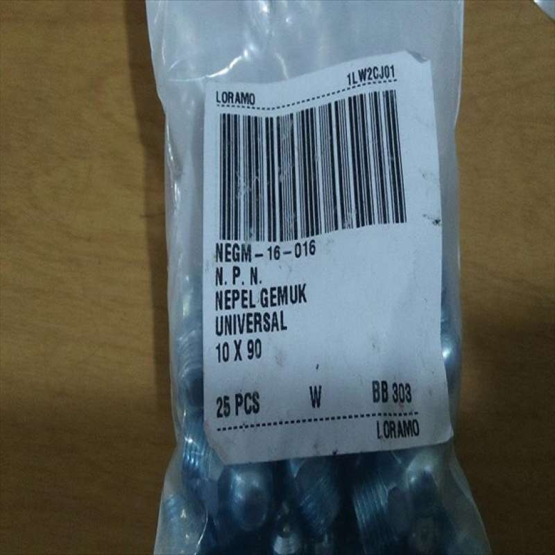 Jual Nipple Nepel Gemuk Grease 1/8 Pt Kunci 10 Mm Bengkok 90 Loramo Di ...