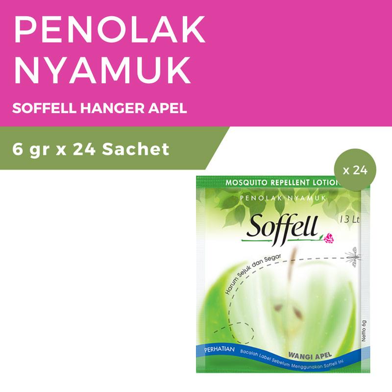 Promo Soffell Hanger Apel Anti Nyamuk & Serangga [24 Sachet x 6 g ...