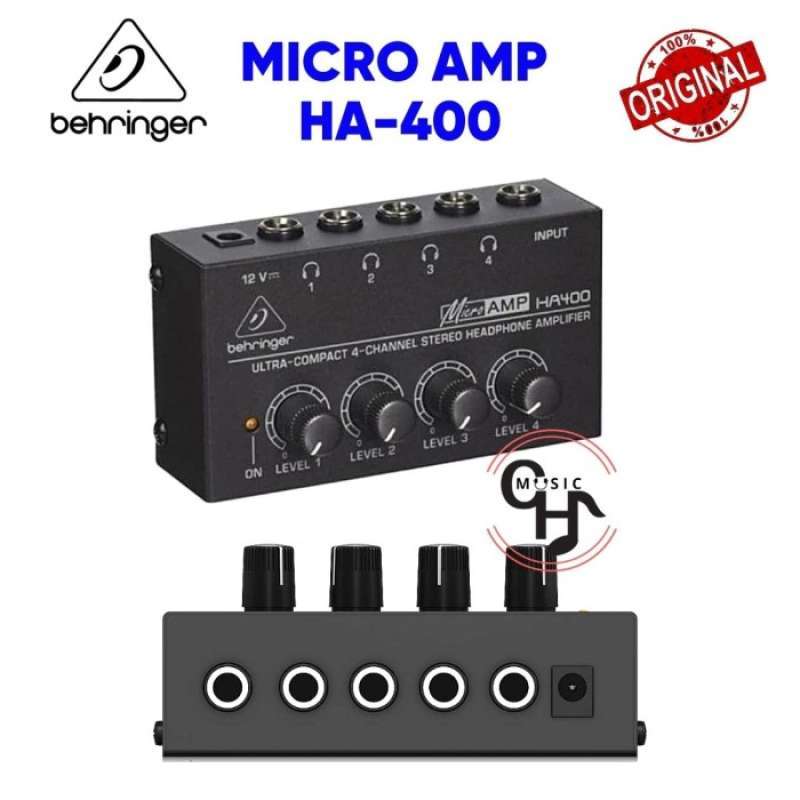 Promo Limited Behringer Ha400 Ha 400 Ha-400 Headphone Amplifier Baru Diskon 12% di Seller ...
