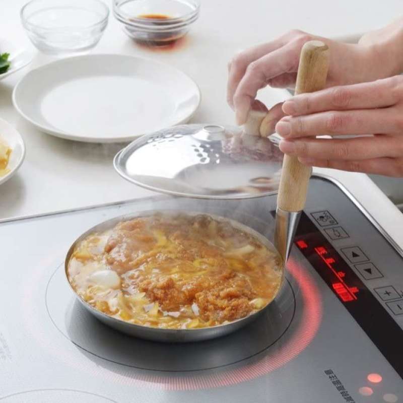 Jual Japanese Pan Oyakodon Katsudon Pan Lid Yoshikawa Stainless Steel ...