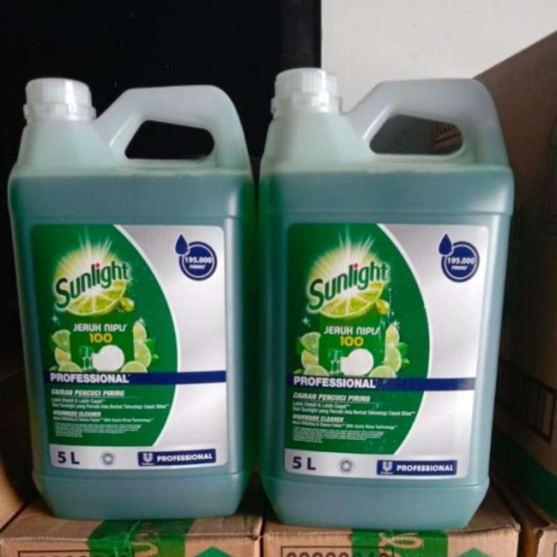 Jual Sabun Cuci Piring SUNLIGHT 5 LITER 1 Dus isi 3 Dirigen di Seller ...