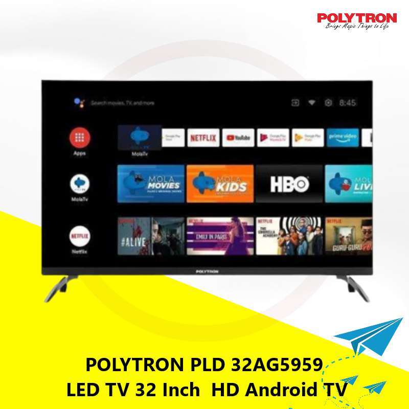 Promo POLYTRON PLD 32AG5959 LED TV 32 Inch HD Ready Android TV Diskon ...