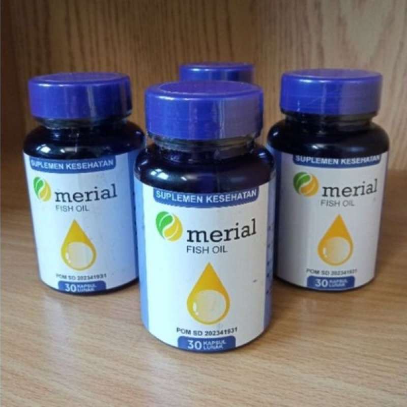 Jual Original 100% (toko Neisha) Ciri Asli Merial Fish Oil Minyak Ikan ...