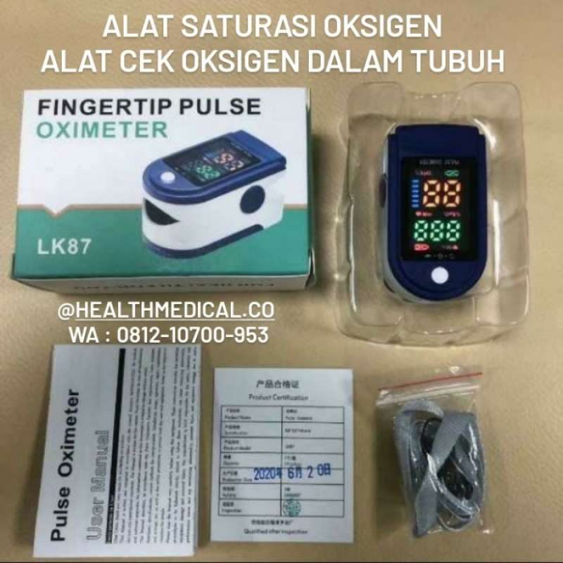 Jual PULSE OXYMETER / ALAT CEK OKSIGEN DALAM TUBUH di Seller Afifah ...