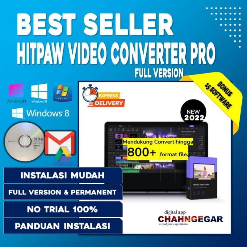 Jual Software Hitpaw Video Converter Pro 2022 Full Version Lisensi ...